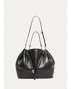 Balenciaga Fan Carryall North/south Tote Bag - Black