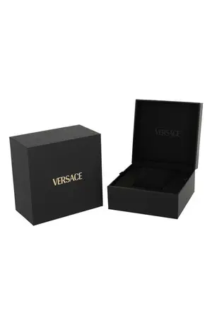 Versace Dominus Chronograph Tonneau Two-tone Bracelet Watch