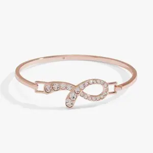 ALEX AND ANI Warriors Wear Pink' Breast Cancer Tension Bangle