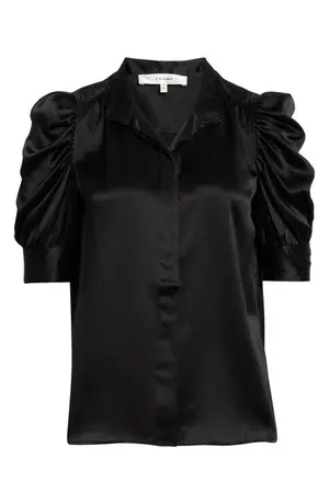 FRAME Gillian Silk Top