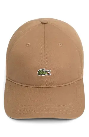 Lacoste Organic Cotton Twill Baseball Cap