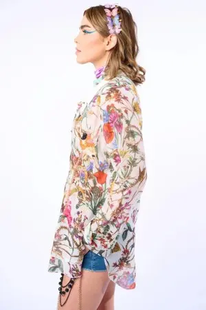 ARATTA Lilia Embroidered Shirt - White