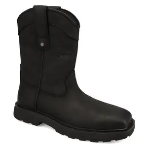 Wrangler Sawyer Steel Toe Work Boot - Black