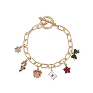HALLMARK Christmas Charm Bracelet - Red