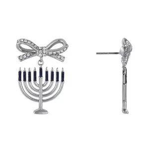 HALLMARK Menorah Statement Earrings