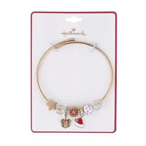 HALLMARK Christmas Charm Bangle Bracelet