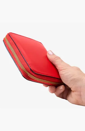 TUSK Lille Medium Zip-around Wallet - Red