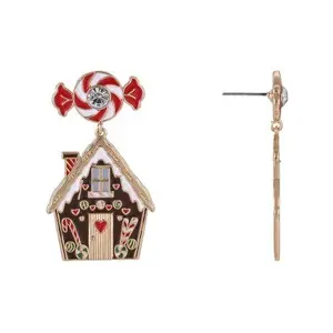HALLMARK Gingerbread House Earrings