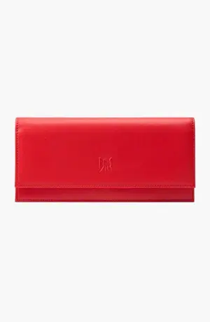 TUSK Lille Gusseted Wallet - Red