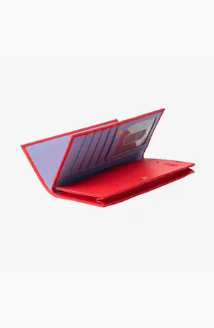 TUSK Lille Gusseted Wallet - Red