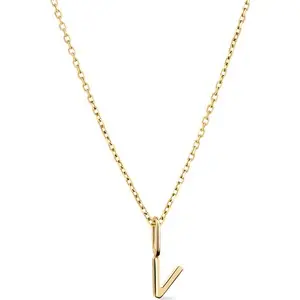 ANA LUISA Gold Initial Necklaceletter Necklace V
