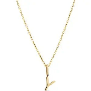ANA LUISA Gold Initial Necklaceletter Necklace - Y