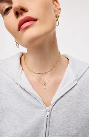 ANA LUISA Gold Initial Necklaceletter Necklace - Y