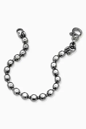 ORADINA Axis Bead Bold Bracelet In Sterling