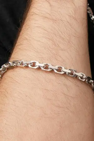 ORADINA Captain Link Bold Bracelet In Sterling
