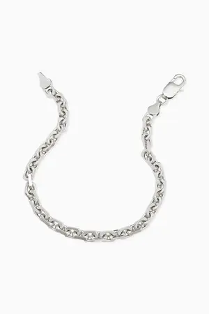 ORADINA Captain Link Statement Bracelet In Sterling