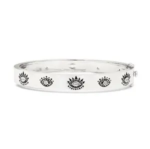 SEVEN SAINTS Guardian Light Evil Eye Topaz Bangle