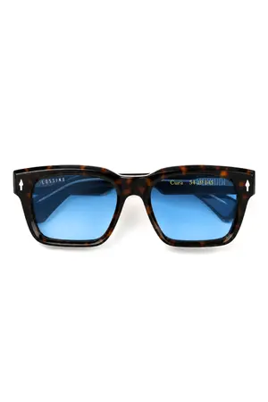 COSSINO Cura 54mm Wayfarer Acetate Sunglasses Tortoiseshell