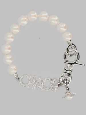 VIVIENNE WESTWOOD Bracciale Chaos Pearl - Silver