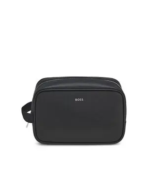 BOSS Logo-trimmed Toiletry Bag - Black