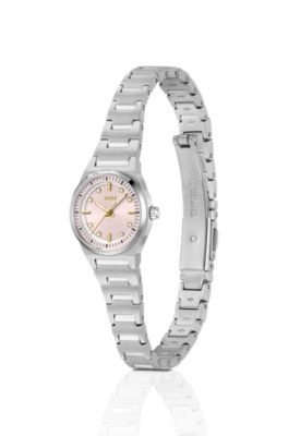 BOSS Candor Gracey Watch With Pink Crystal-accented Dial