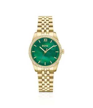 BOSS Graceful Green-dial Watch With Crystal-set Bezel - Assorted Pre Pack