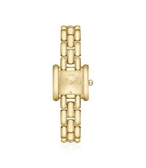 BOSS Violet Square Gold-tone Watch With Sculptural Bracelet - Assorted Pre Pack