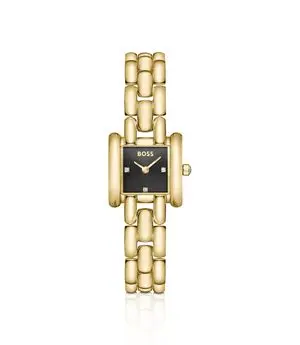 BOSS Violet Square Watch With Black Dial And Sculptural Bracelet - Assorted Pre Pack