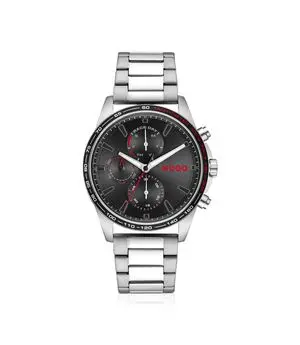 Hugo Drift Black-dial Watch In Stainless Steel - Assorted Pre Pack