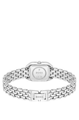 BOSS Mae Petite Stainless-steel Watch With Crystal-set Bezel