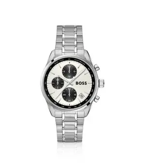 BOSS Grand Prix Stainless-steel Watch With Silver-white Dial - Assorted Pre Pack