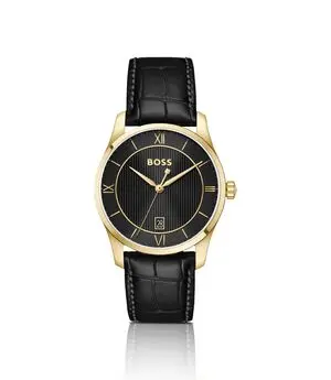 BOSS Principle Prestige Watch With Black Textured Dial - Assorted Pre Pack