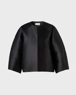 MALINA Blouse Novalie Barrel Sleeve - Black