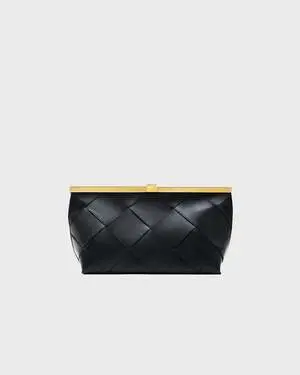 ANINE BING Clutch Anine Braided Leather