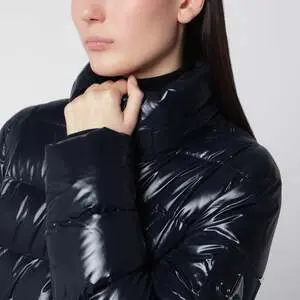 Moose Knuckles Celestia 3q Navy Nylon Down Jacket
