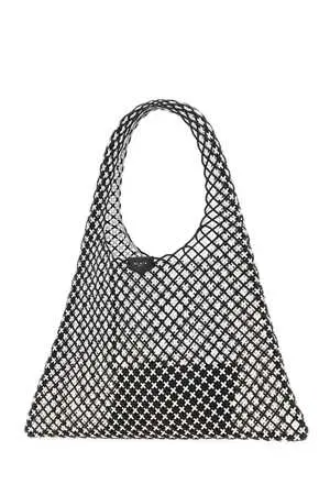 Alaïa Two-tone Mesh One Piece Shopping Bag