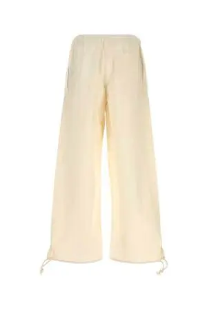 JW Anderson Ivory Cotton Blend Cargo Pant