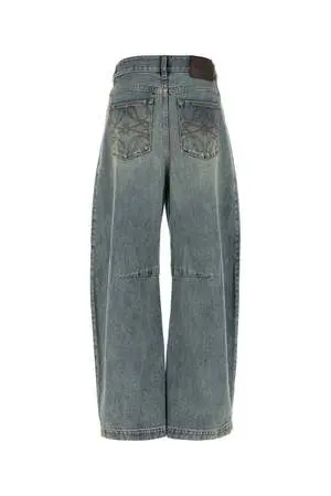 Loewe Denim Wide-leg Jeans - Blue
