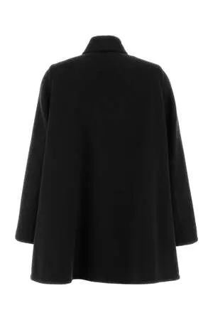 Loewe Wool Blend Coat - Black