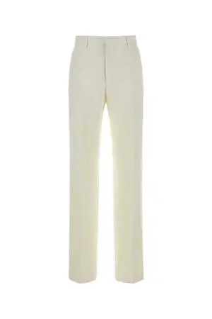 AMI Paris Viscose Blend Pant - White