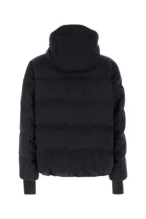 Moncler Midnight Wool Servance Down Jacket