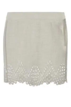 Isabel Marant Étoile Cotton Blouma Mini Skirt - White