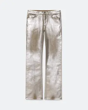 ALLSAINTS Zoe Low-rise Bootcut Jeans - Khaki