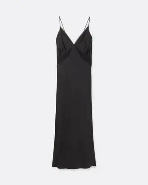 ALLSAINTS Harlow Midi Slip Dress - Black