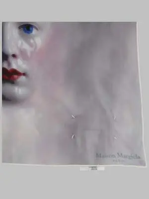 MAISON MARGIELA Foulard In Seta Con Stampa