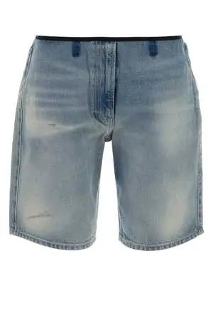 Prada Denim Bermuda Shorts - Blue