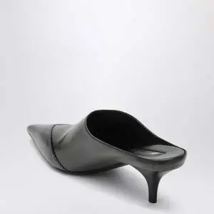 Miu Miu Heeled Mules In Leather
