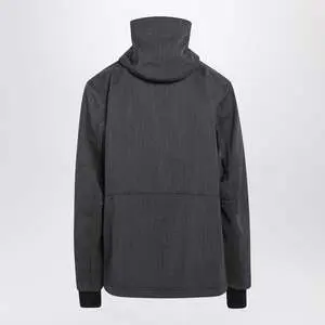 Moncler Dark Grey Ardiden Ski Jacket In Technical Wool