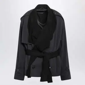 MAISON MARGIELA Cropped Belted Jacket