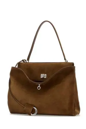 Balenciaga Suede Medium Rodeo Handbag